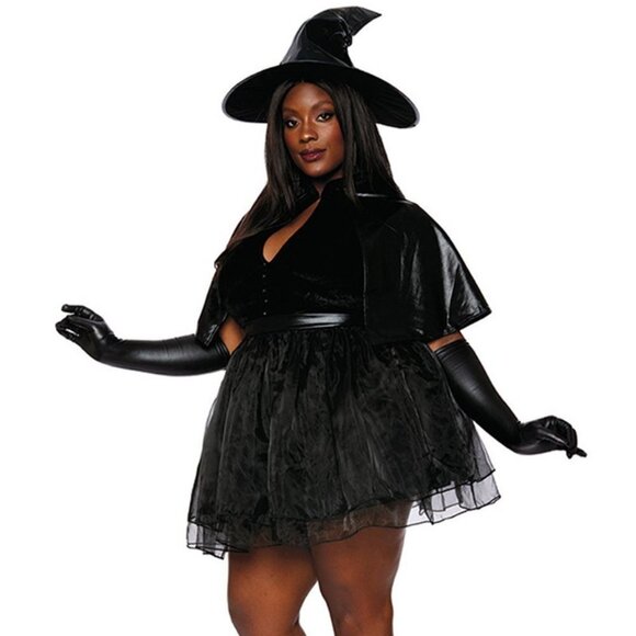 diona j | Dresses | Plus Size Vintage Witch Halloween Cosplay Costume ...
